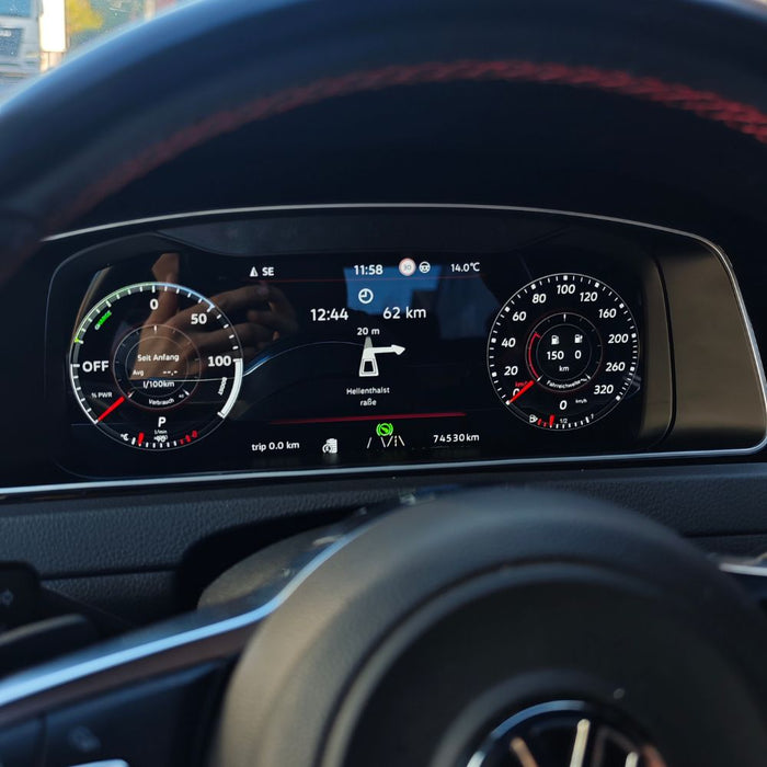 Digitales Tacho Umrüstung für VW Golf 7, GTI, R